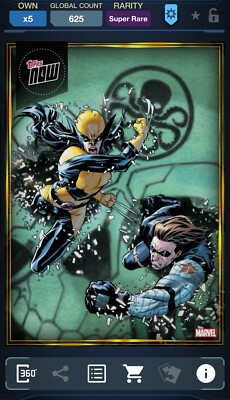 TOPPS MARVEL COLLECT NOW DIGITAL 2025 APRIL 9 SR GOLD LAURA KINNEY ...