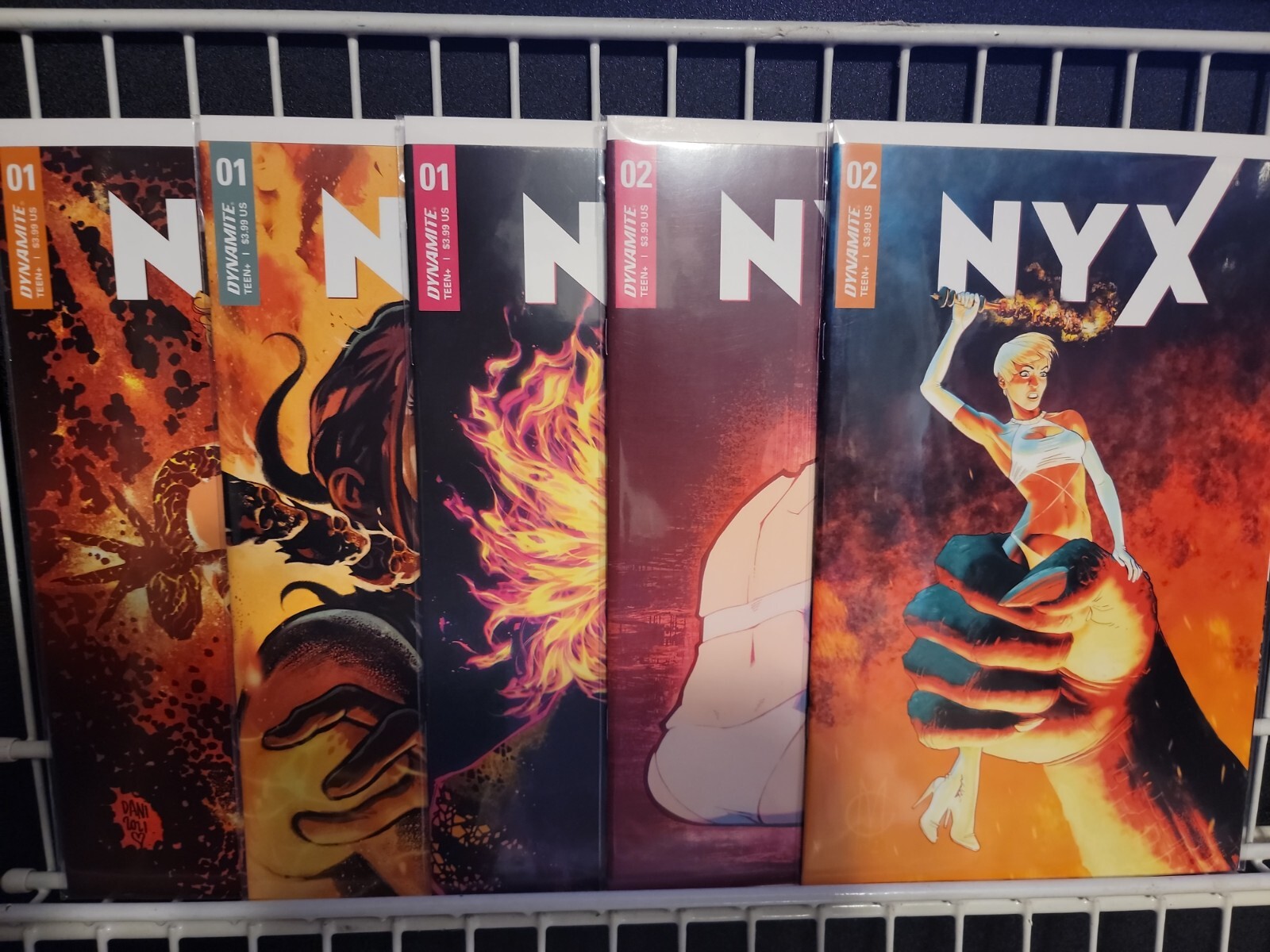 NYX Issue 1 / 3 Separate covers and Issue 2 / 2 separate covers. | eBay