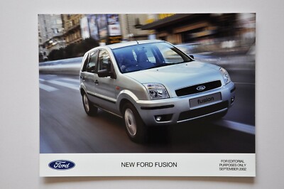 Car Press Photo - 2002 Ford Fusion - Metallic - Front / Side View | eBay