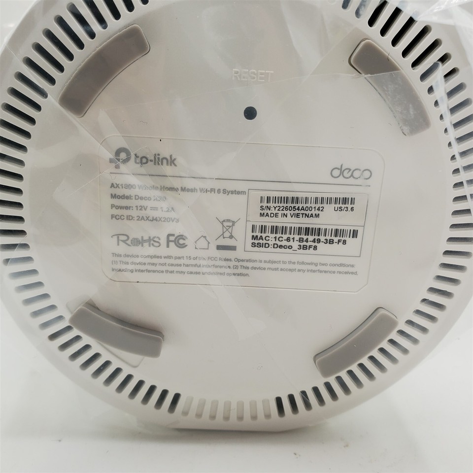 TP-Link Deco WiFi 6 Mesh System(Deco X20) - Covers up to 5800 Sq.Ft. (3 ...