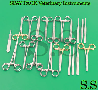 SPAY PACK KIT Surgical Veterinary Instruments 210 PCS DS-1093 | eBay
