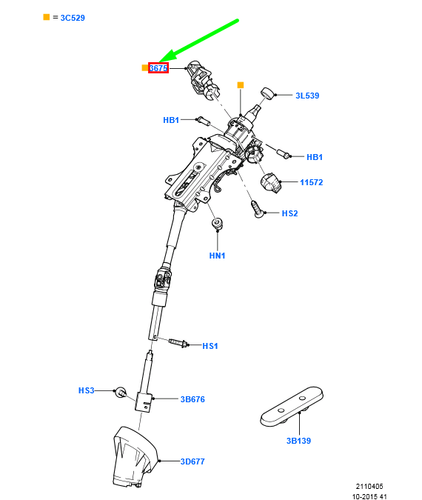 FORD TRANSIT CONNECT MK1 Steering And Ignition Lock Assy 5021609 NEW ...