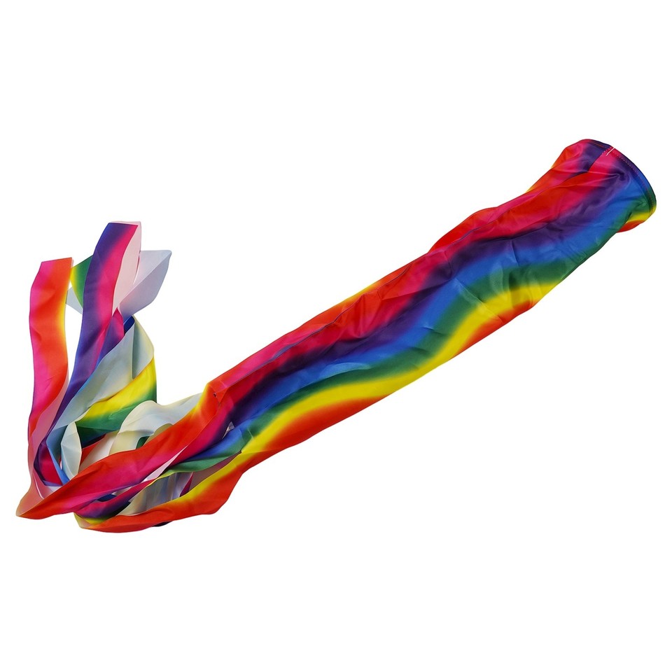 Brighten Up Your Outdoor Space with Our Rainbow Windsock Streamer Flags ...