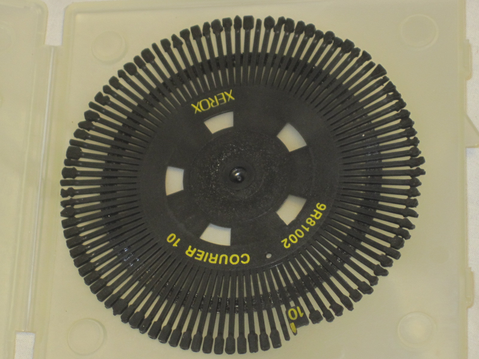 3 XEROX Daisy print wheel lot Roman PS Orator Courier wheels vintage ...