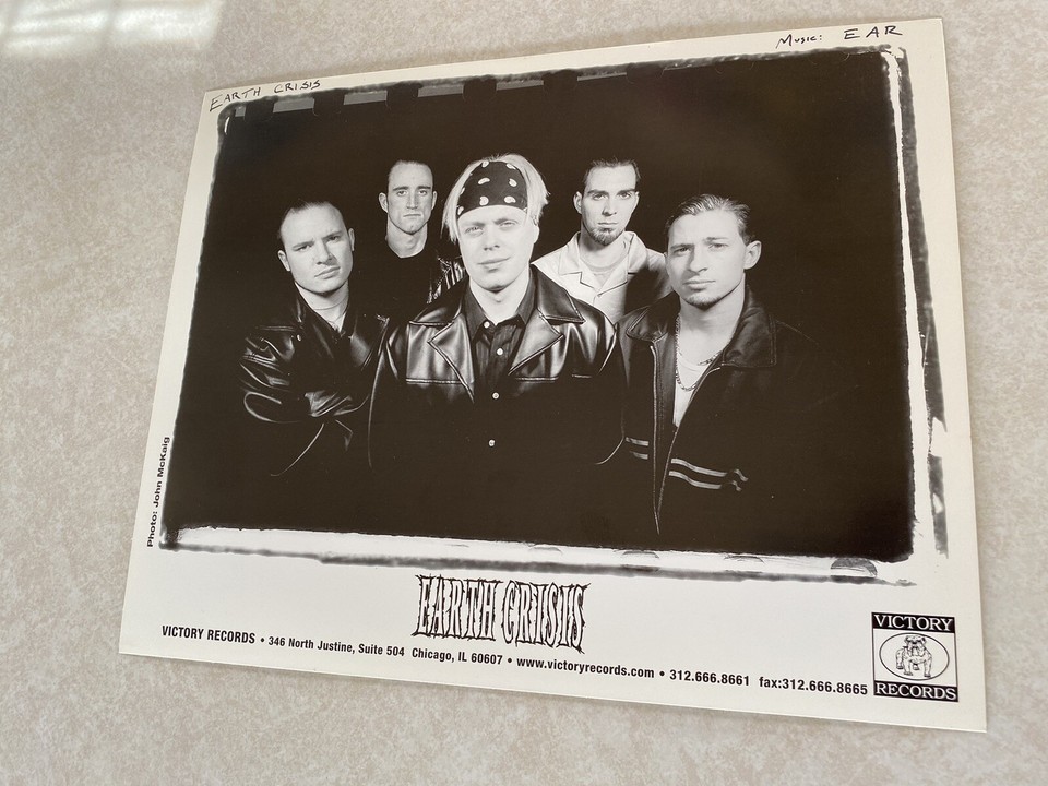 Earth Crisis Press Photo 8x10”. Karl Buechner, Scott Crouse. See ...