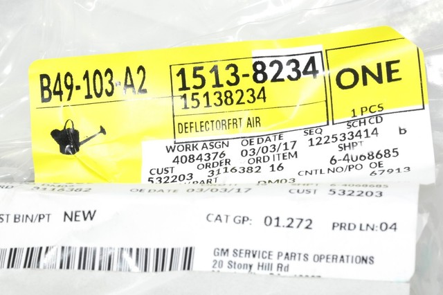 2007-2014 Escalade Front Lower Valance Air Deflector GM # 15138234 for ...