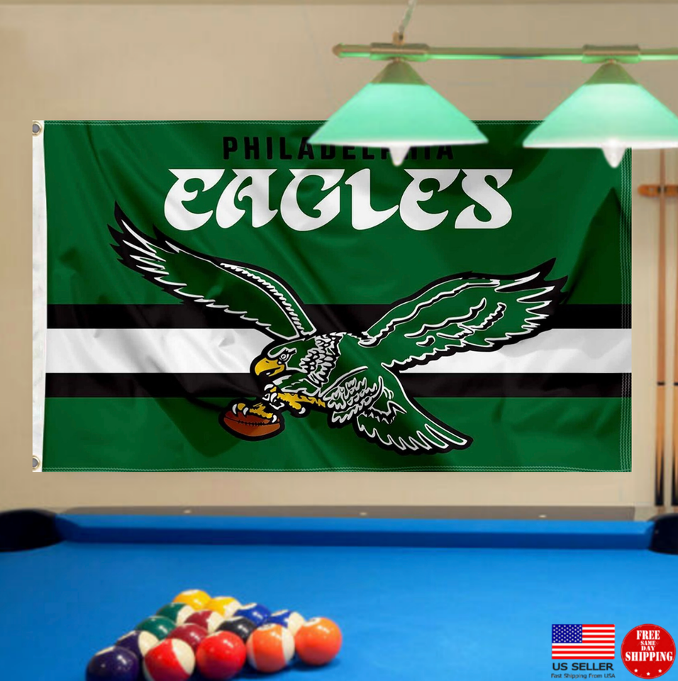 Philadelphia Eagles Fly Philly 3x5 Banner Flag Man Cave Flags Banners ...