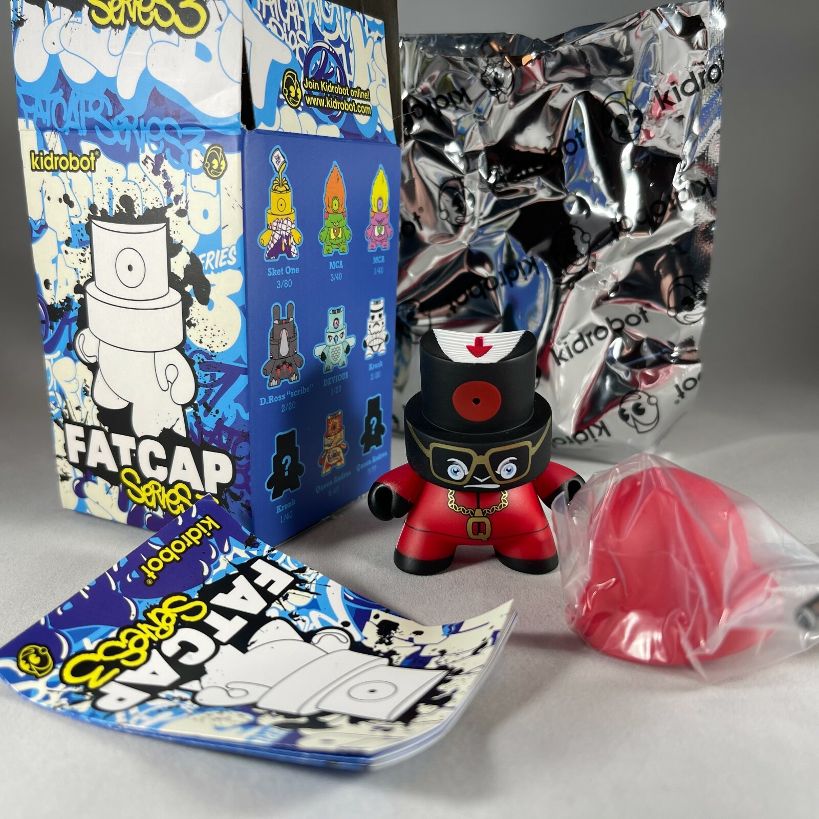Kidrobot FATCAP 3" Series 3 - Chases - Vinyl Figures - Choice Lot | eBay