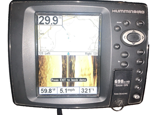 Humminbird 698ci 698 HD SI Side Imaging Head Unit with Stand | eBay