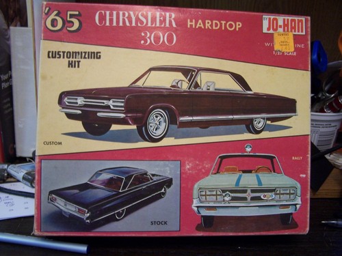 JO-HAN '65 Chrysler 300 model kit C-1365-149 Used, missing decals | eBay