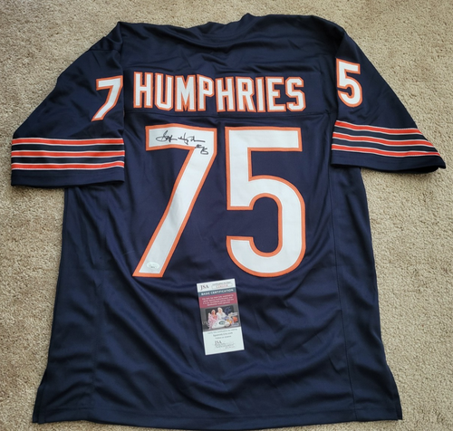 Stefan Humphries 1985 Chicago Bears signed jersey Super Bowl XX Auto ...