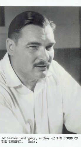 1953 Press Photo Writer Leicester Hemingway poses for THE SOUND OF THE ...