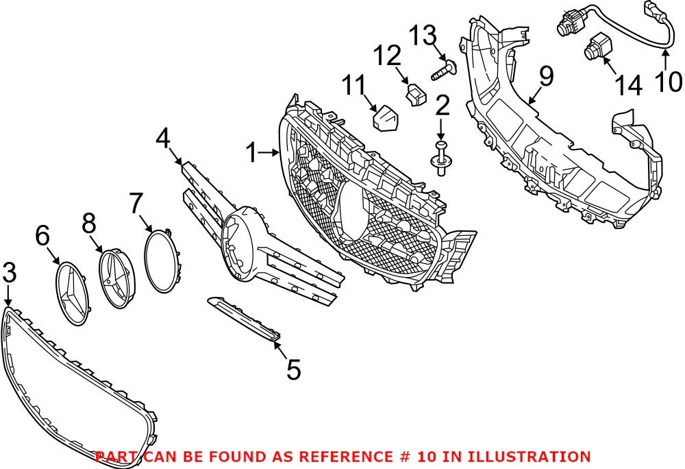 Genuine OEM Park Assist Camera for Mercedes 0009056306 | eBay