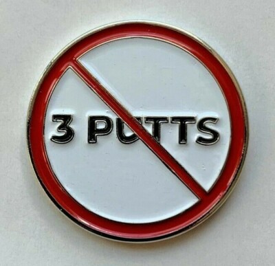New No 3 Putts Golf Ball Marker | eBay