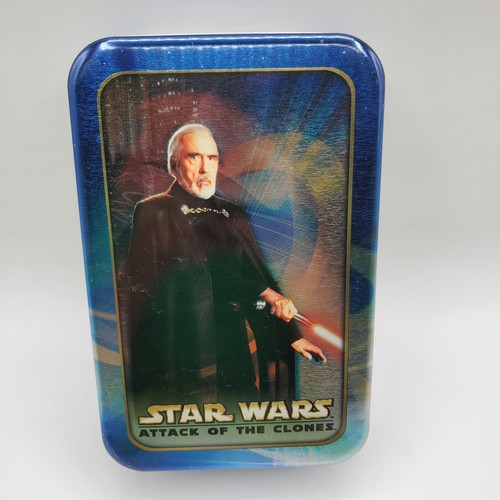 Vintage 2002 Star Wars ATOC Count Dooku Trading Card Collectors Tin ...