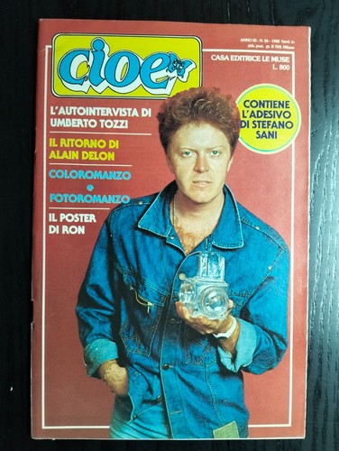 Cioè 26 1982 Umberto Tozzi Annamaria Rizzoli Ron Bertin Osborne Krisma ...