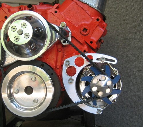 BBC Alternator Bracket Short Pump or Electric Low Mount Driver's Side ...