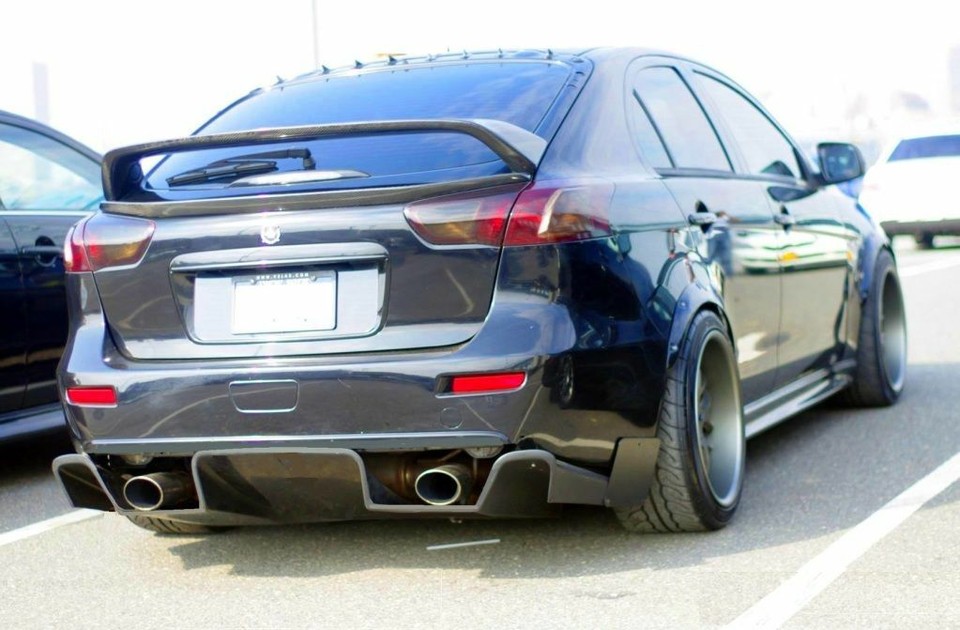 Mitsubishi Lancer EVO Fender flares JDM Wide Body Kit Wheel Arch 2.0 ...