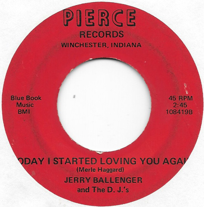 JERRY BALLENGER & THE DJs Shoe Shine Man on Pierce rockabilly 45 HEAR ...