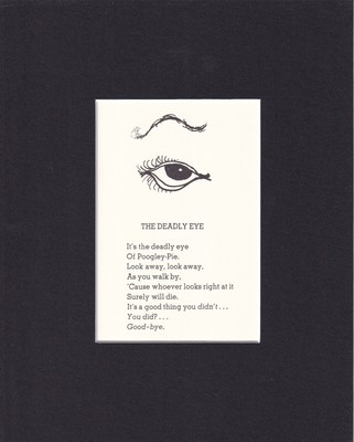 8X10" Matted Print Art Picture Book Page, Shel Silverstein: The Deadly ...