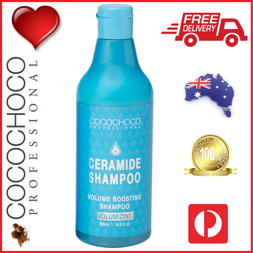 COCOCHOCO Pro CERAMIDE VOLUMIZING SHAMPOO 500ml Keratin Hair Salon Fast ...