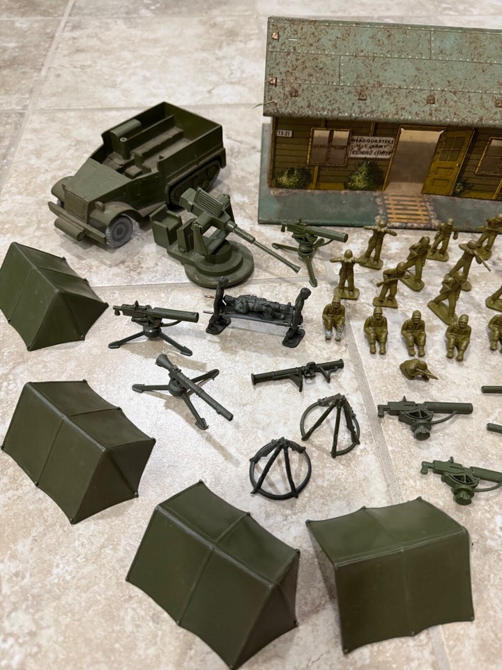 Rare Vintage Marx Military Headquarters U.S. Army Training Center ...