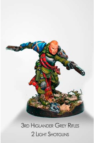 Assemblato INFINITY 3rd Highlander Greys Caledonian Starter Ariadna vCB ...