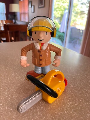 2001 Bob The Builder Action Figure Adventure Bob Action Chainsaw Toy | eBay