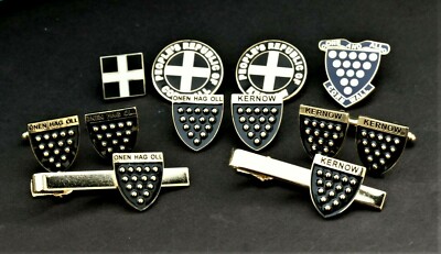 CORNWALL - KERNOW - ONE AND ALL - CORNISH CREST PIN LAPEL BADGES | eBay UK