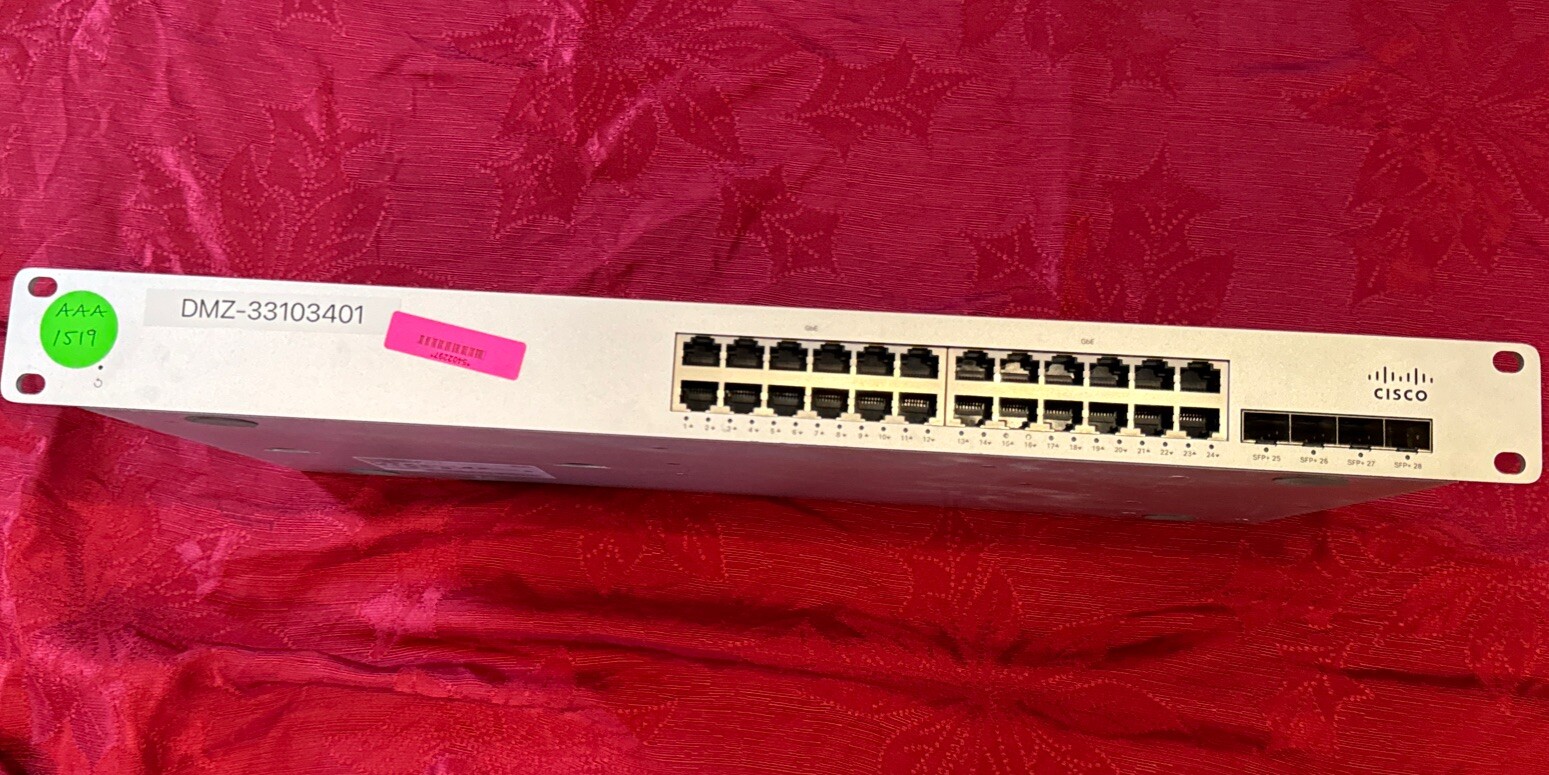 Cisco MS225-24 - 28 Ports Fully Managed Ethernet Switch for sale online ...