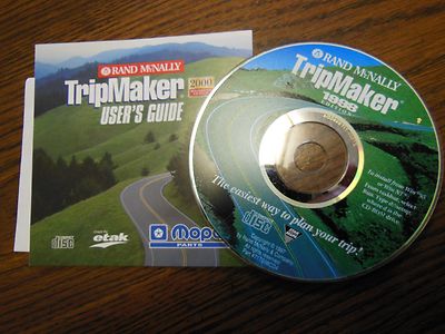 RAND MCNALLY TRIPMAKER CD 1998 EDITION WINDOWS 95 98 WIN NT 4.0 OR ...