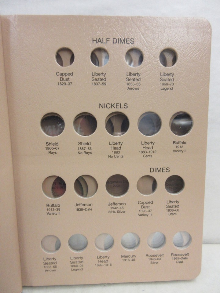 Dansco Coin Album #7070 United States Type Set Starting 1800 5-Page ...
