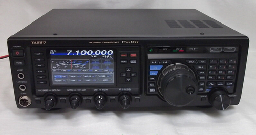 YAESU FTDX1200M HF ~ 50MHz Built-in 50W Auto Antenna Tuner Color Black ...