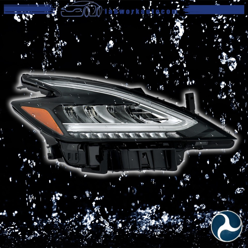 For Nissan Murano 2019-2021 LED Headlight Clear Passenger Side Black ...