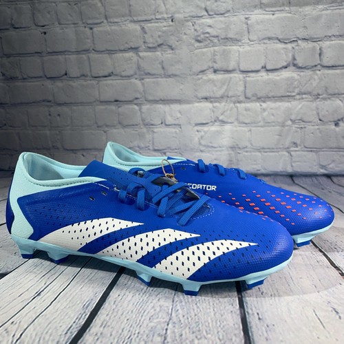 adidas Predator Accuracy.3 L FG Soccer Cleats Bright Royal White GZ0015 ...