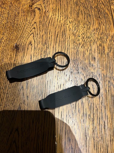 2 - OEM Tesla Model S Key Fob Cover Shell Protector Case Holder Black ...