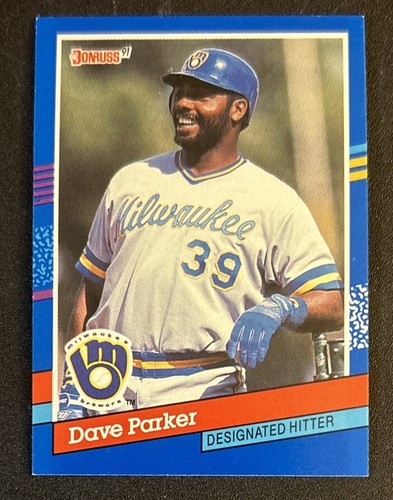 1991 Donruss Dave Parker Baseball Card #142 Brewers DH VG O/C | eBay