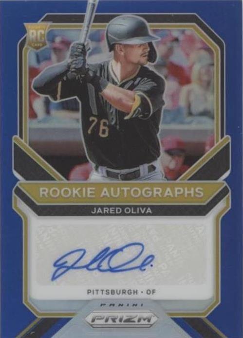 2021 Panini Prizm - Rookie Autographs Jared Oliva #RA-JOL Blue Prizm ...