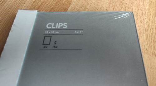 IKEA CLIPS Borderless Glass Picture Frame 4 Pack - 5x7 in - Lot of 2 ...