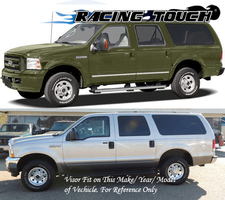 JDM Window Visors Visor Rain Guard Ford Excursion 03 04 05 2003-2005 ...