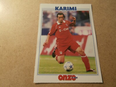 ALI KARIMI, BAYERN MUNICH, RARE 2006 FOOTBALL ROOKIE CARD ONZE MONDIAL ...