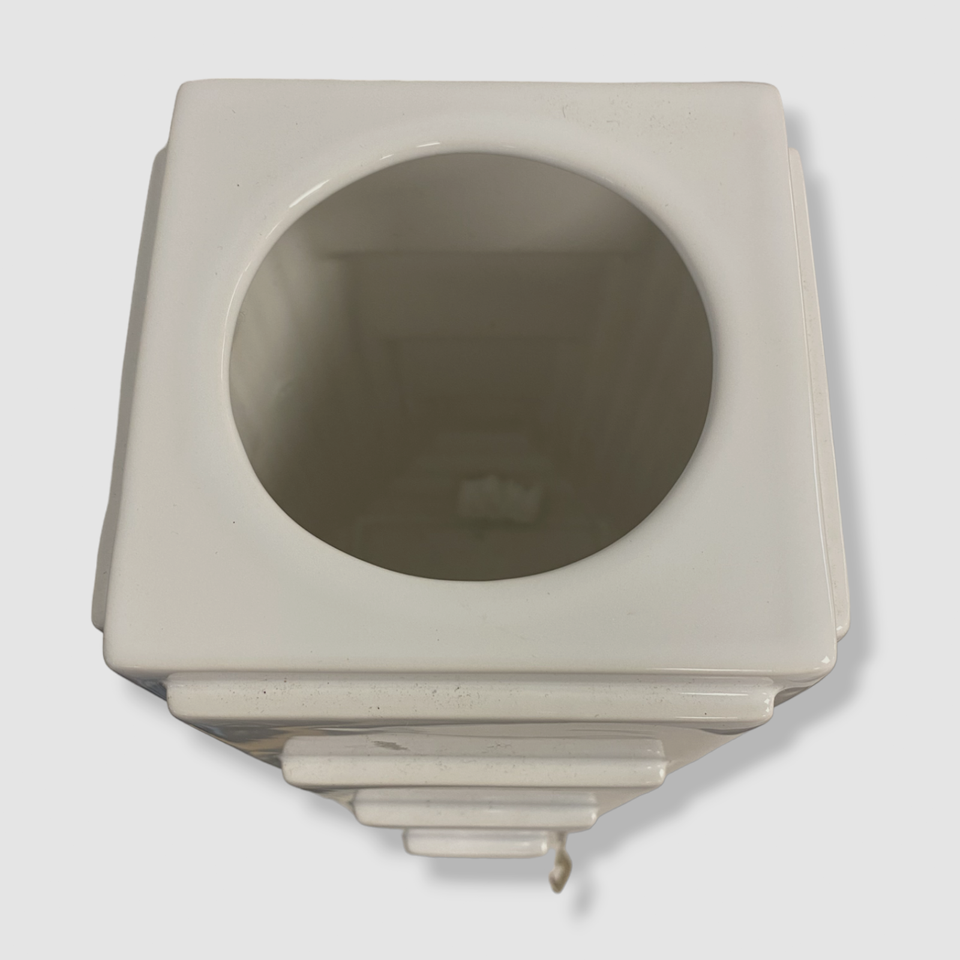 $240 GREG NATALE White Electric Dreams Ceramic Flower Vase | eBay