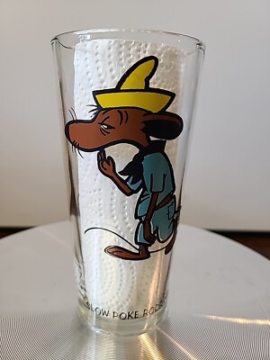 Slow Poke Rodriguez Mouse PEPSI 1973 Cartoon Character Glass Tumbler ...