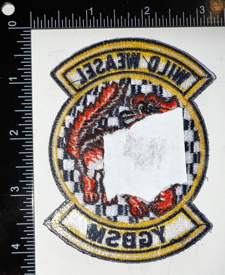 USAF 55th Fighter Squadron Wild Weasel YGBSM Patch | eBay
