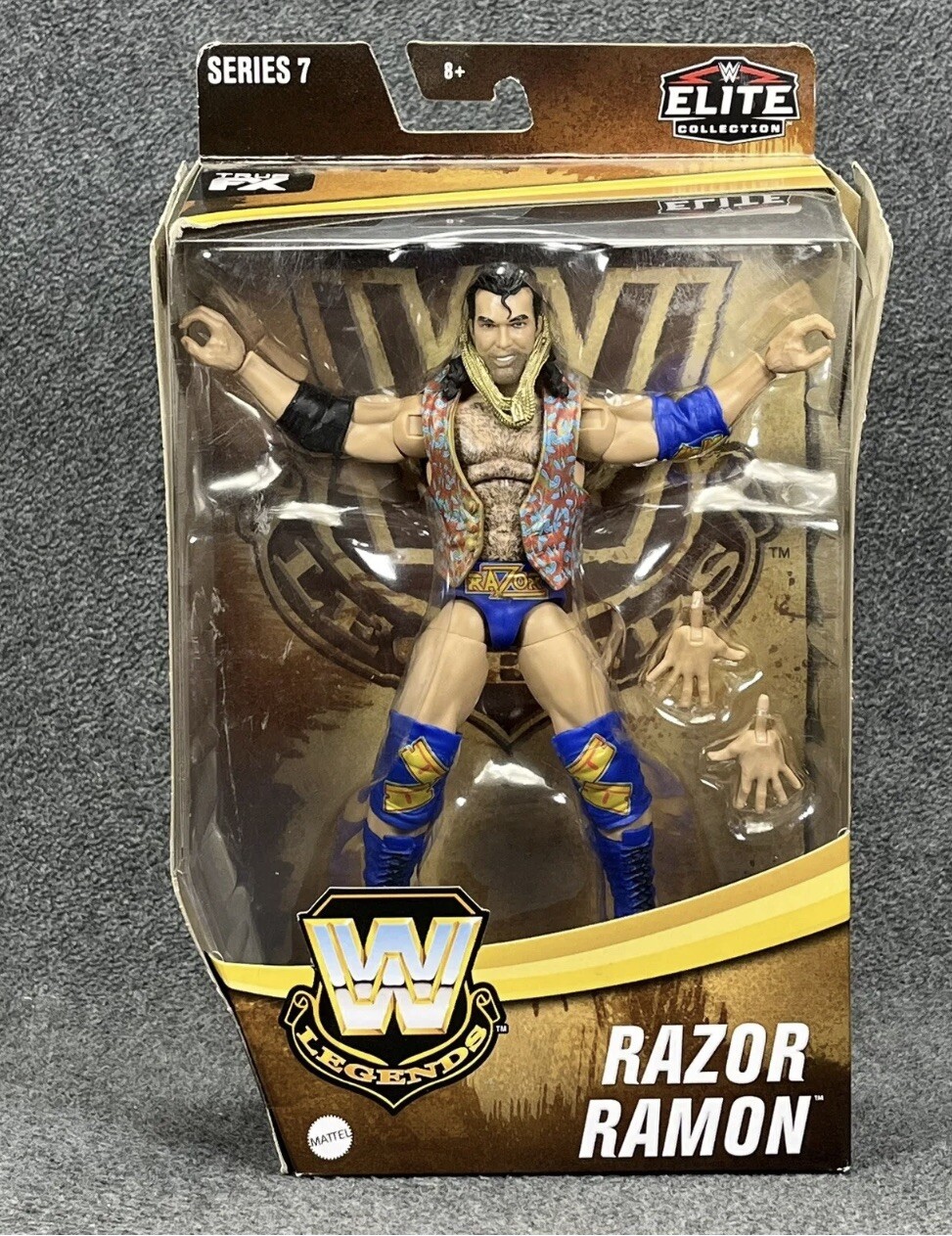 WWE Elite Collection Legends Series 7 Razor Ramon 7" Action Figure ...
