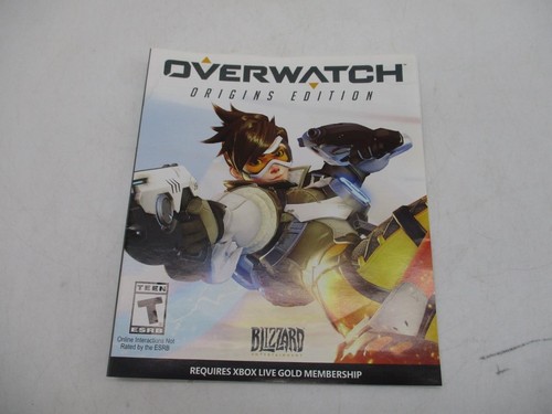 OVERWATCH ORIGINS EDITION DISC & MANUAL UNTESTED AS IS PRE-OWNED | eBay
