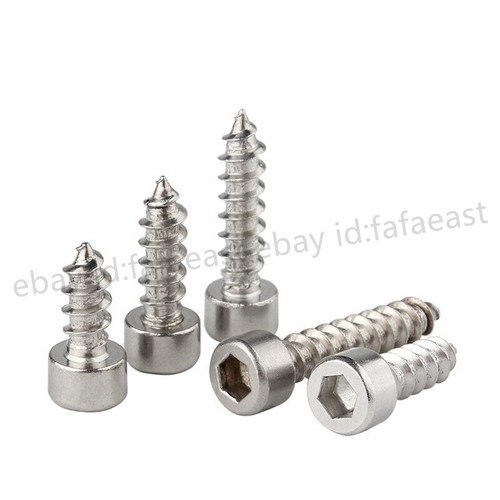 Hex Socket Self Tapping Screws A2 Stainless Steel Cap Head Wood Screw ...