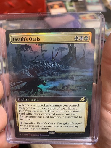 Mtg Deaths Oasis Extended Art Foil Magic Gathering New Unpld Card | eBay