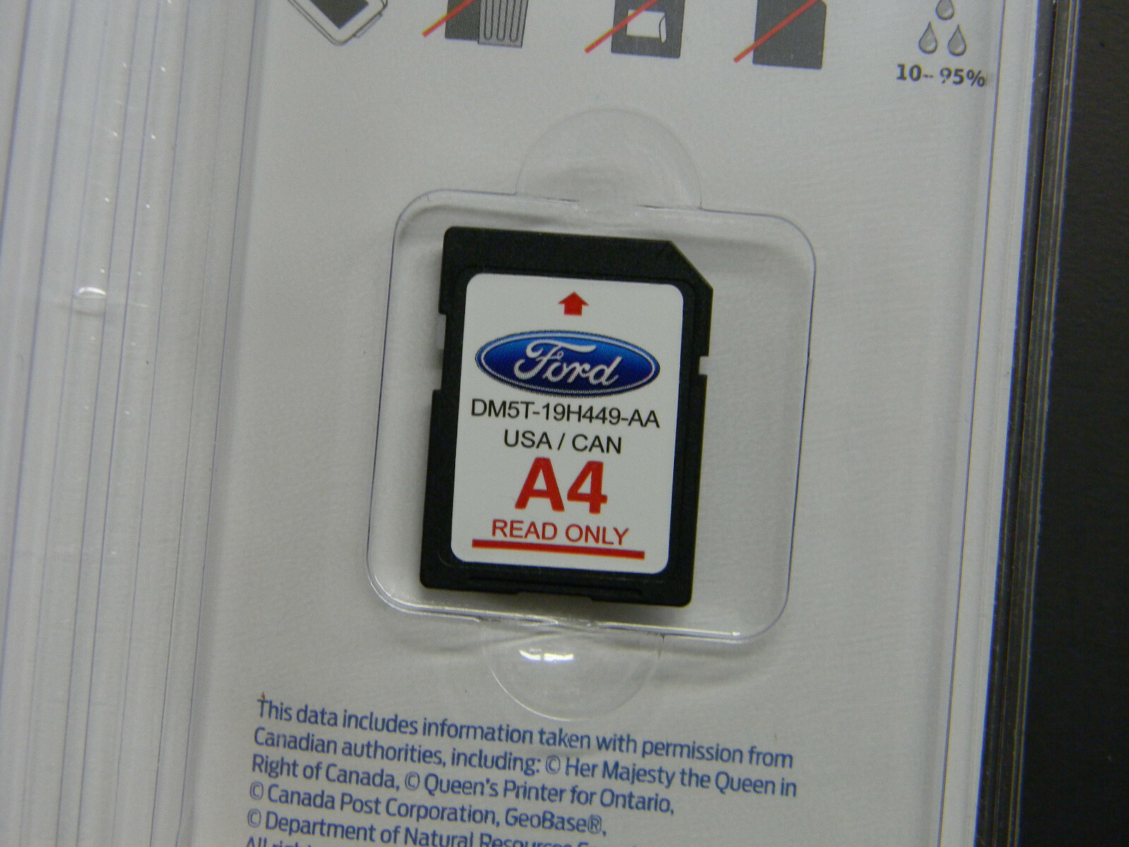 2013 FORD FOCUS NAVIGATION NAV SD CARD OEM DM5T-19H449-AA A4 MAP USA ...