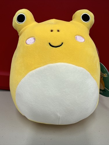 Squishmallow Frog 7.5” Leigh the Yellow Toad Soft Plush KellyToy BNWT ...